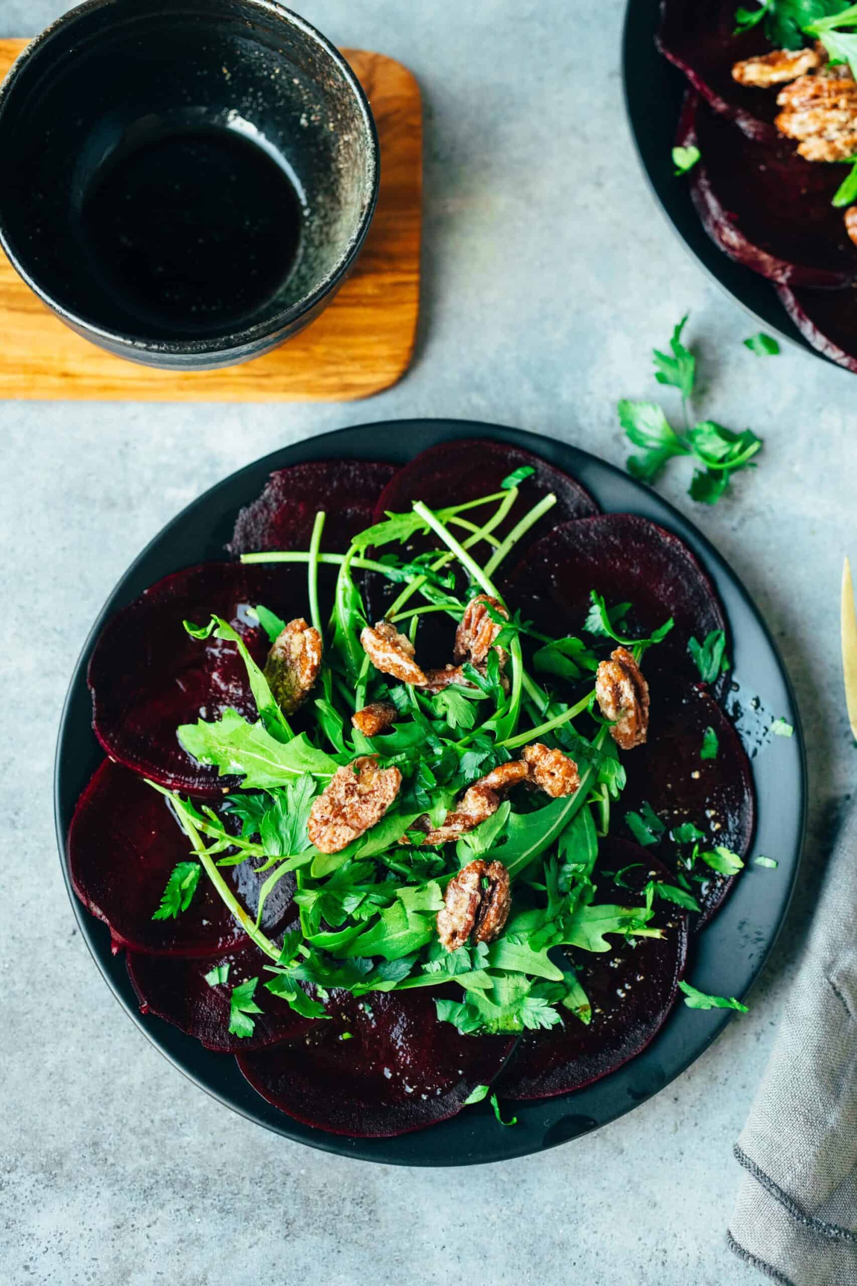 Rote Beete Carpaccio — VEGANE VIBES