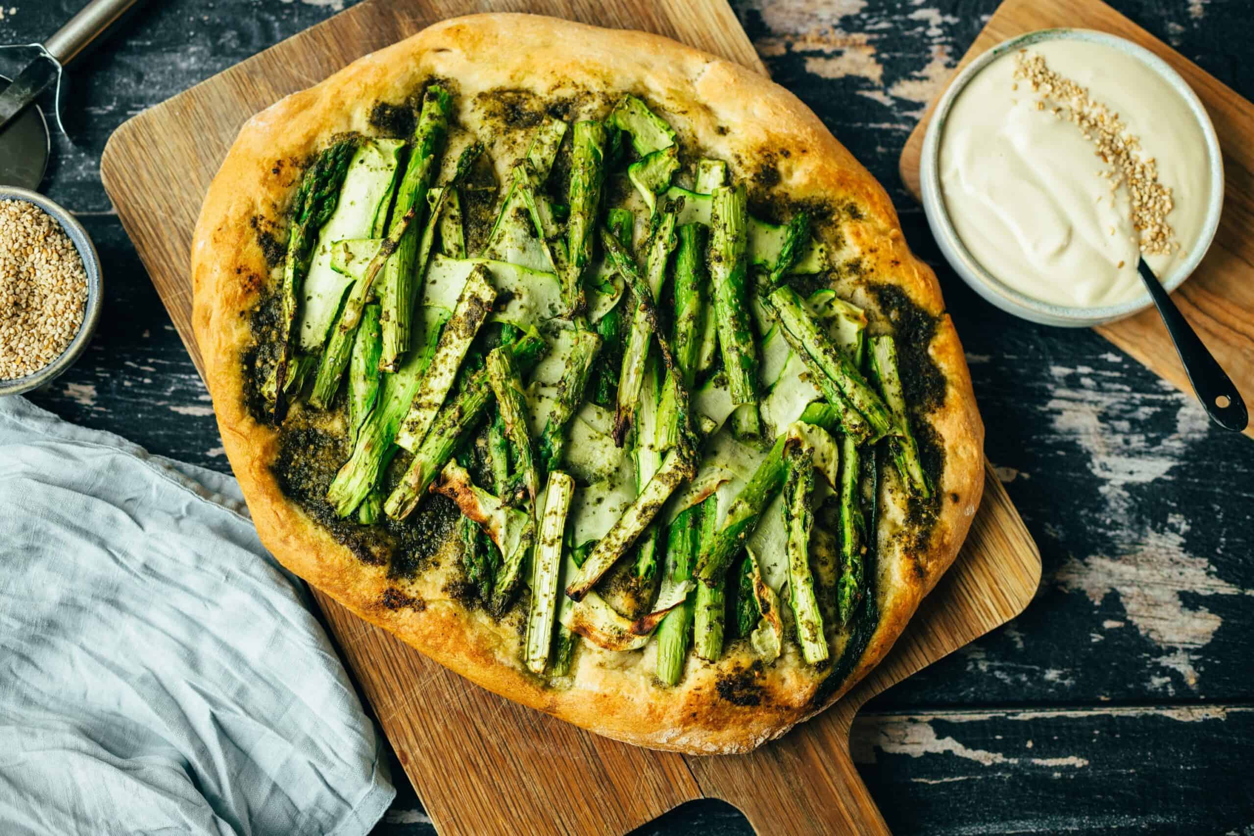 Green Forest Pizza (vegan) — VEGANE VIBES