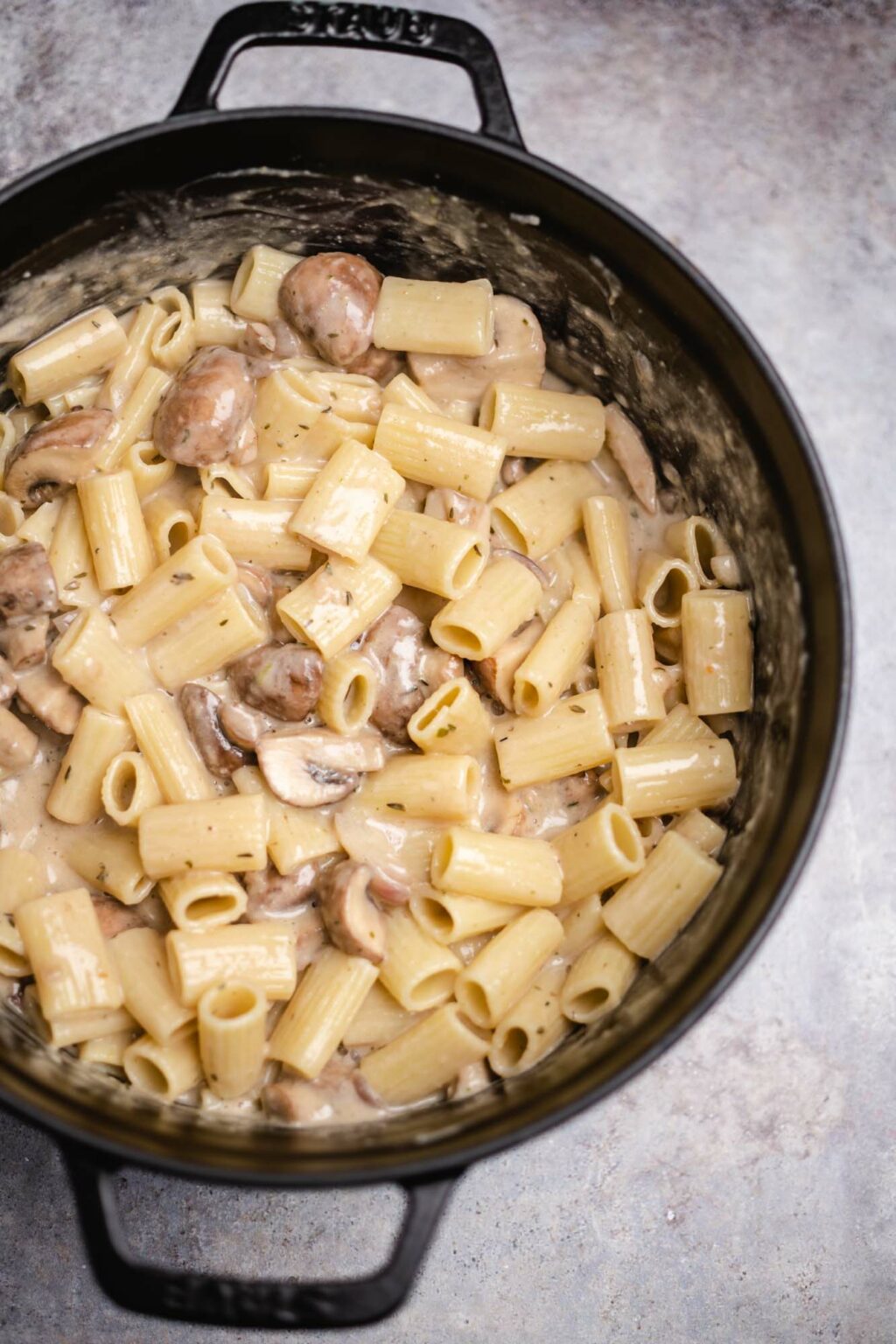 Champignon Creme Pasta (25 Minuten) vegan — VEGANE VIBES